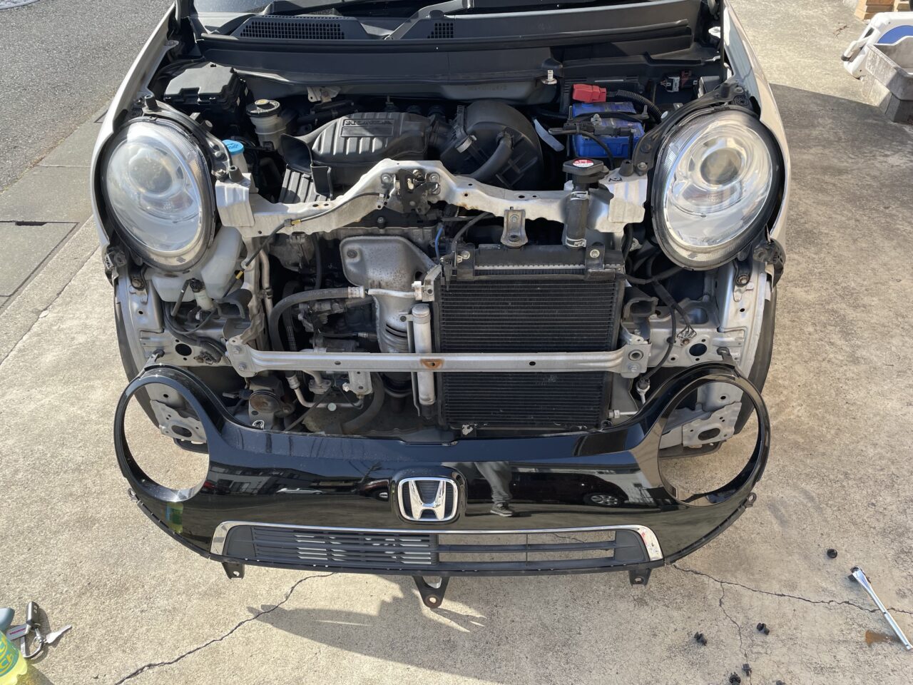 【N-ONE（JG1）】フロントグリルの外し方 | Freedom